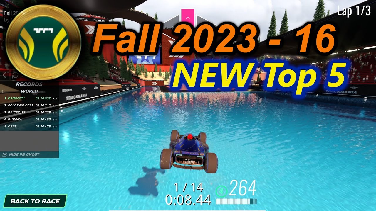 Trackmania | Fall 2023 - 16 | NEW Top 5 WRs | Campaign - WR | NEW ...