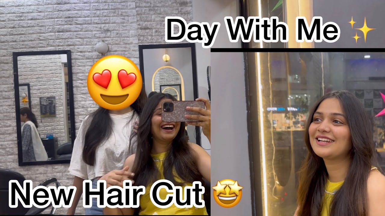 New Haircut& Day with me - YouTube
