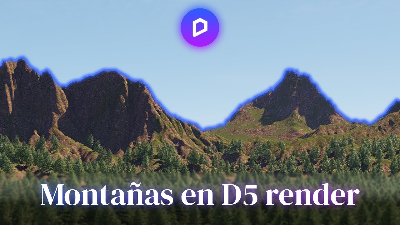 Cómo funciona la herramienta Terrain de D5 render | Cómo crear terrenos dentro de D5 render ...