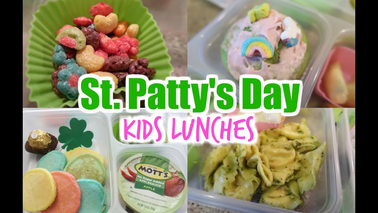 St. Patrick's Day Themed Lunches For 5 Kids! Christy Gior + Bella Boo ...