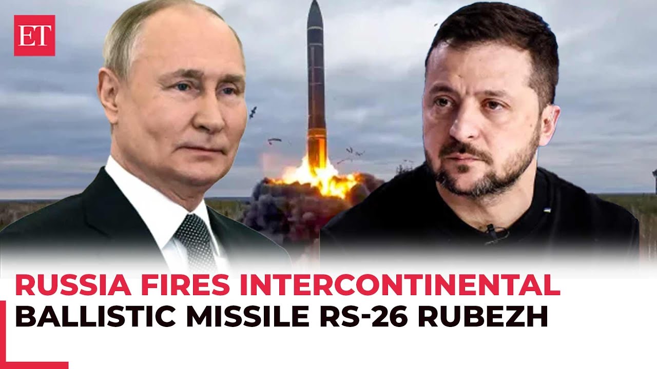 Russia fires intercontinental ballistic missile RS-26 Rubezh on Ukraine ...