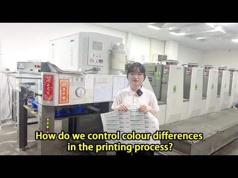 How do we control colour differences in the printing process? - YouTube