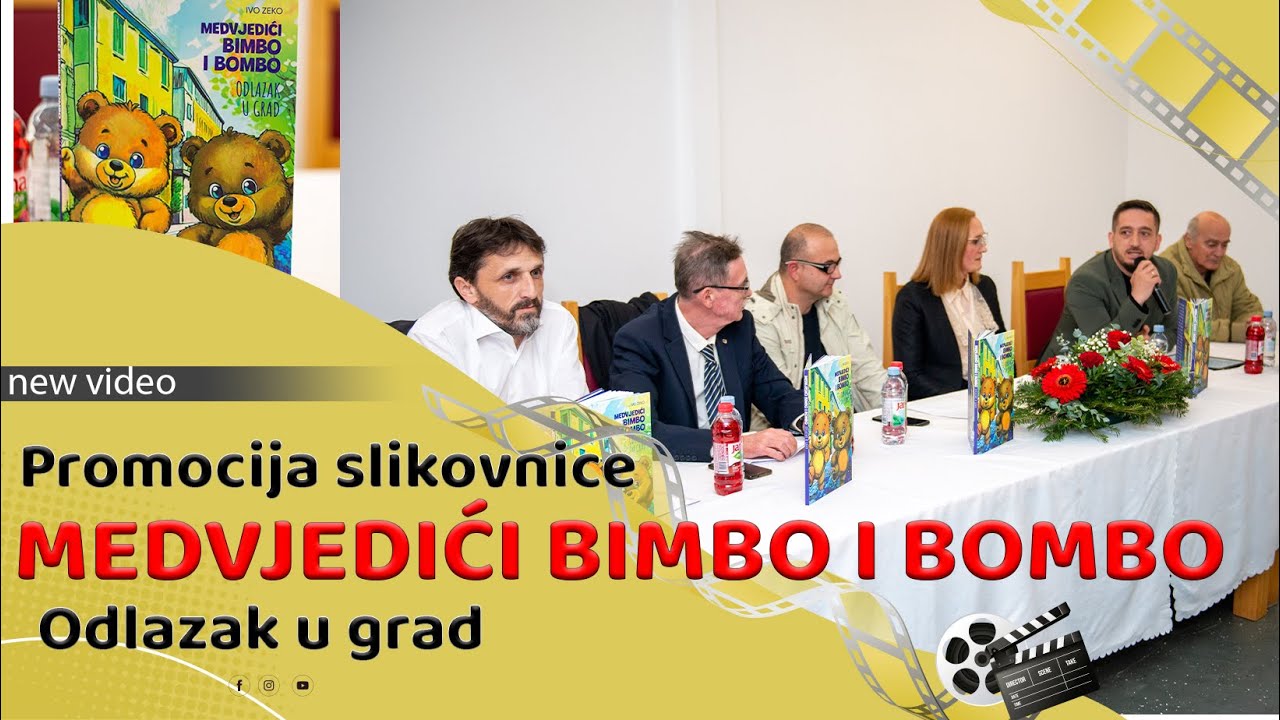 Promocija slikovnice Bimbo i Bombo Odlazak u grad - YouTube
