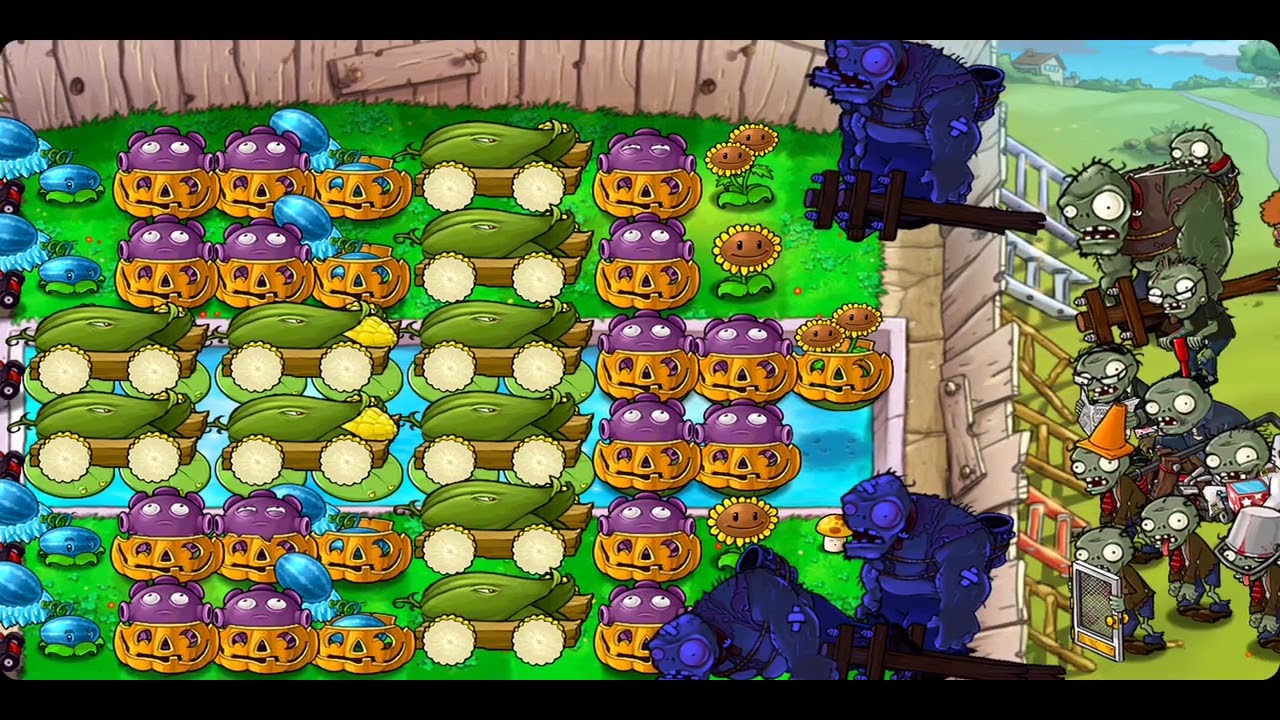 PvZ1 Survival Endless 900 Flags - YouTube