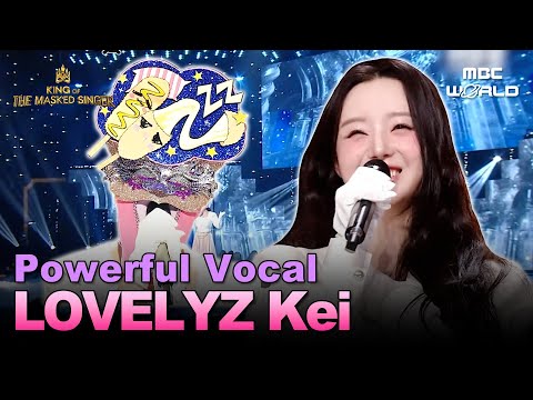 [Sub] Lovelyz Kei🎀's Powerful Vocal with a pure tone🎤| King of Masked Singer #lovelyz #kei