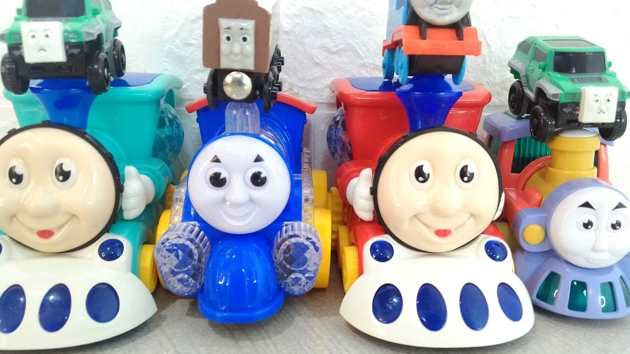 Thomas And Friends, Bus Tayo, Thomas Jumping, Robot Thomas | Kereta ...