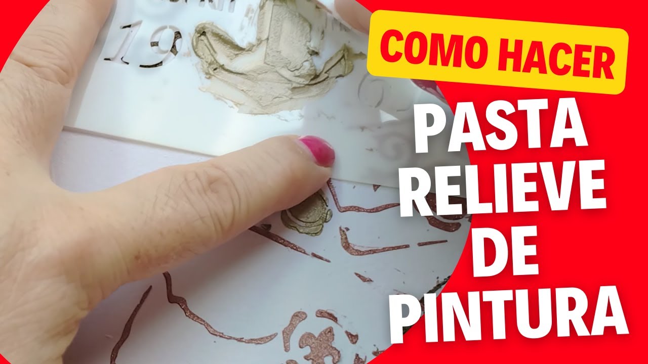 COMO PINTAR CON PASTA RELIEVE DE PINTURA CON DIFERENTES PASTAS RELIEVES ...