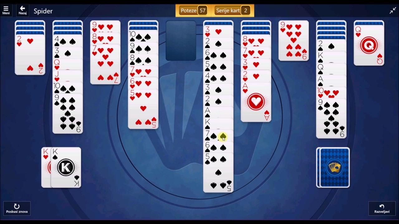 Microsoft Solitaire Collection - Spider February 13 2017 - YouTube