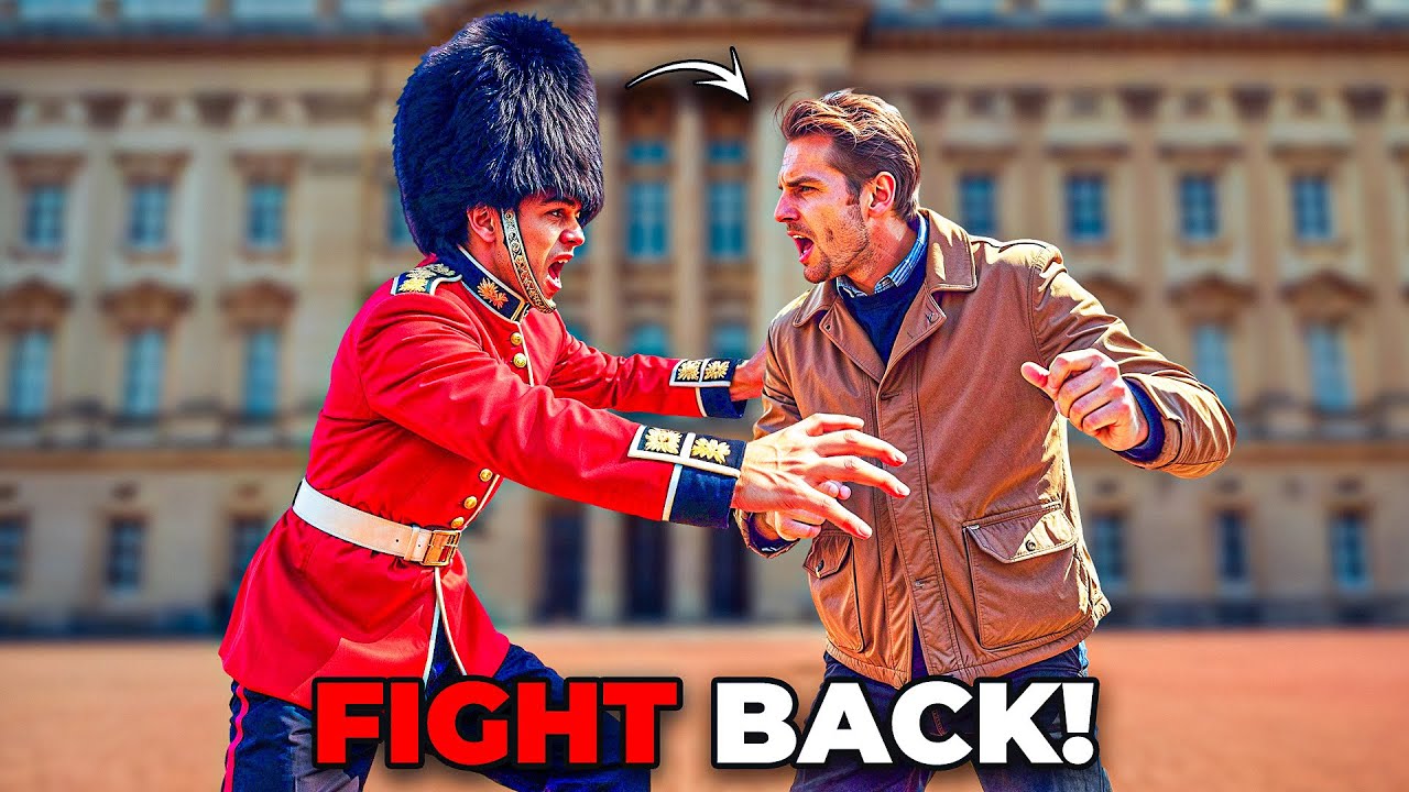 When Royal Guards BREAK Character And Fight Back - YouTube