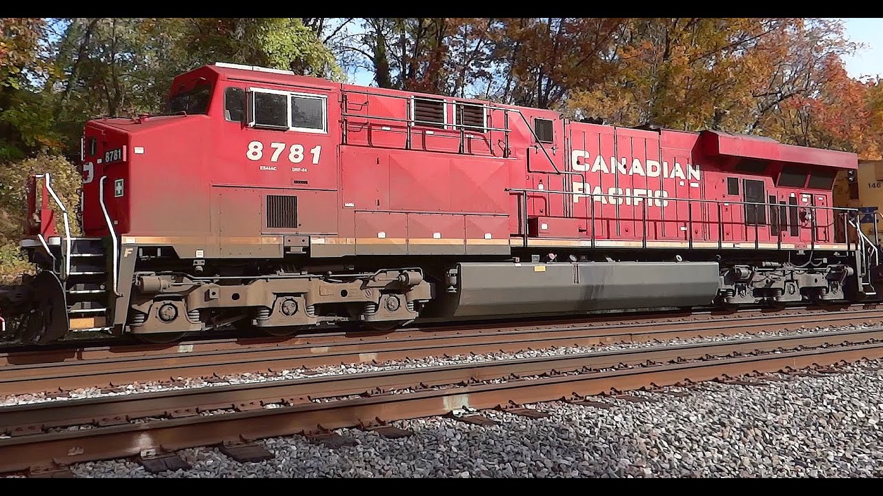 Canadian Pacific & a High/Wide on CSX Old Main Line - YouTube