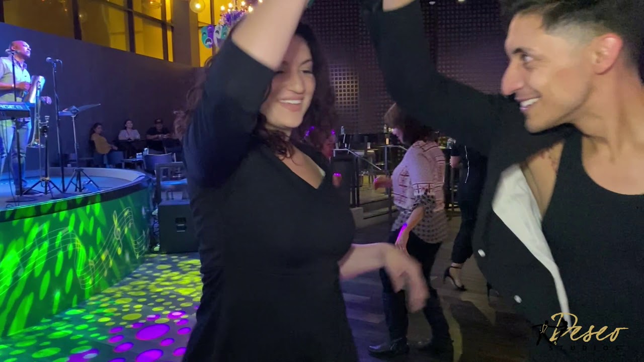 Danielle Robinson and Nery Garcia dancing all the dances at Jamul ...