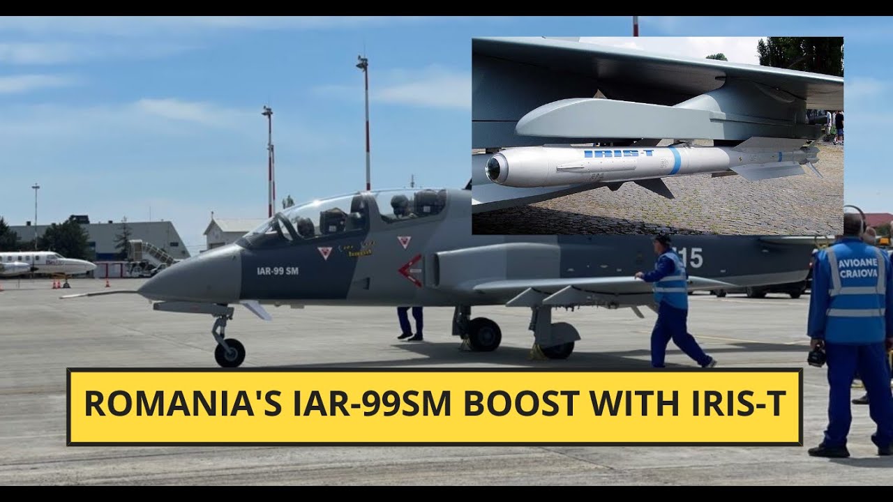 Romania's IAR-99SM Soars with IRIS-T Missiles: Boosting NATO-Ready ...