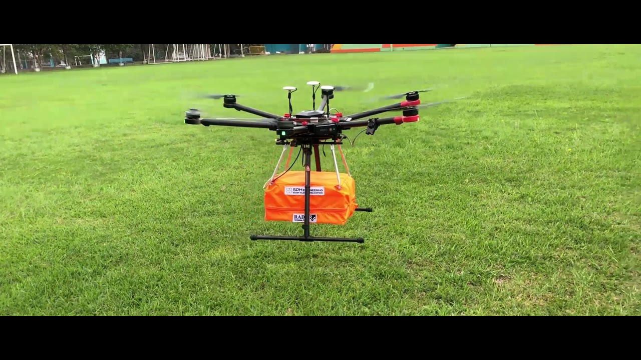 Drone GPR - Aerial inspection with Ground Penetration Radar 500Mhz ...