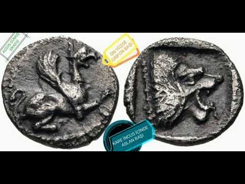 assos sikkeleri | grifon | aslan başı sikkesi | arkaik dönem sikkesi | antik yunan sikkesi