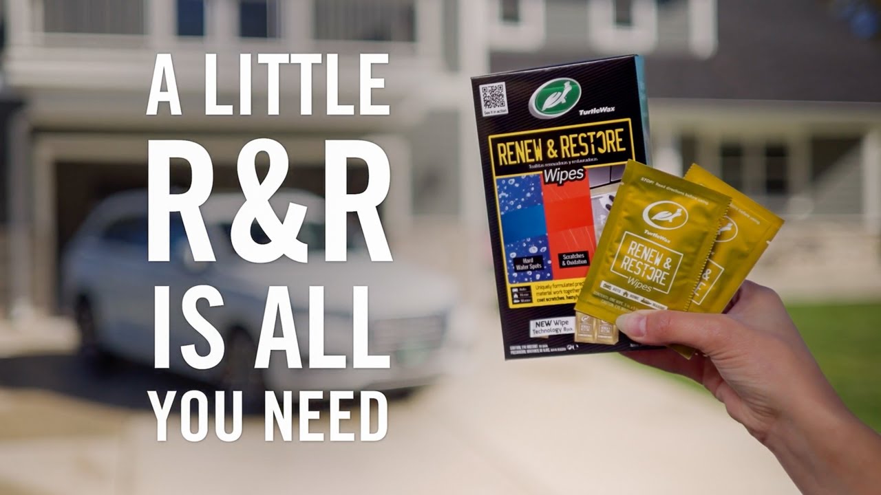Revitalize Vehicle Surfaces | Turtle Wax Renew & Restore Wipes - YouTube