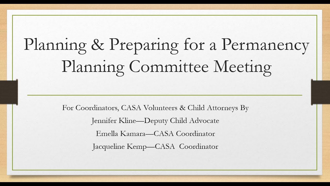 Planning and Preparing for PPC Meetings 2021 - YouTube