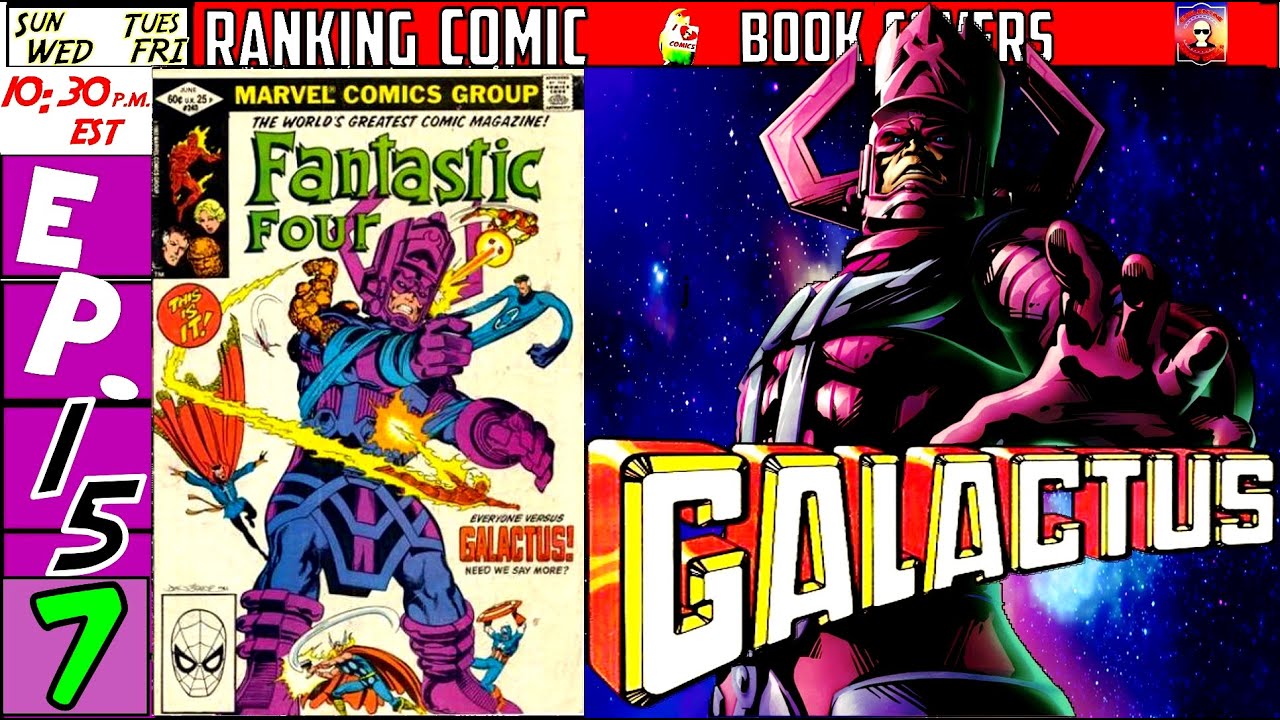 Ranking Galactus Comic Book Cover Appearances - YouTube