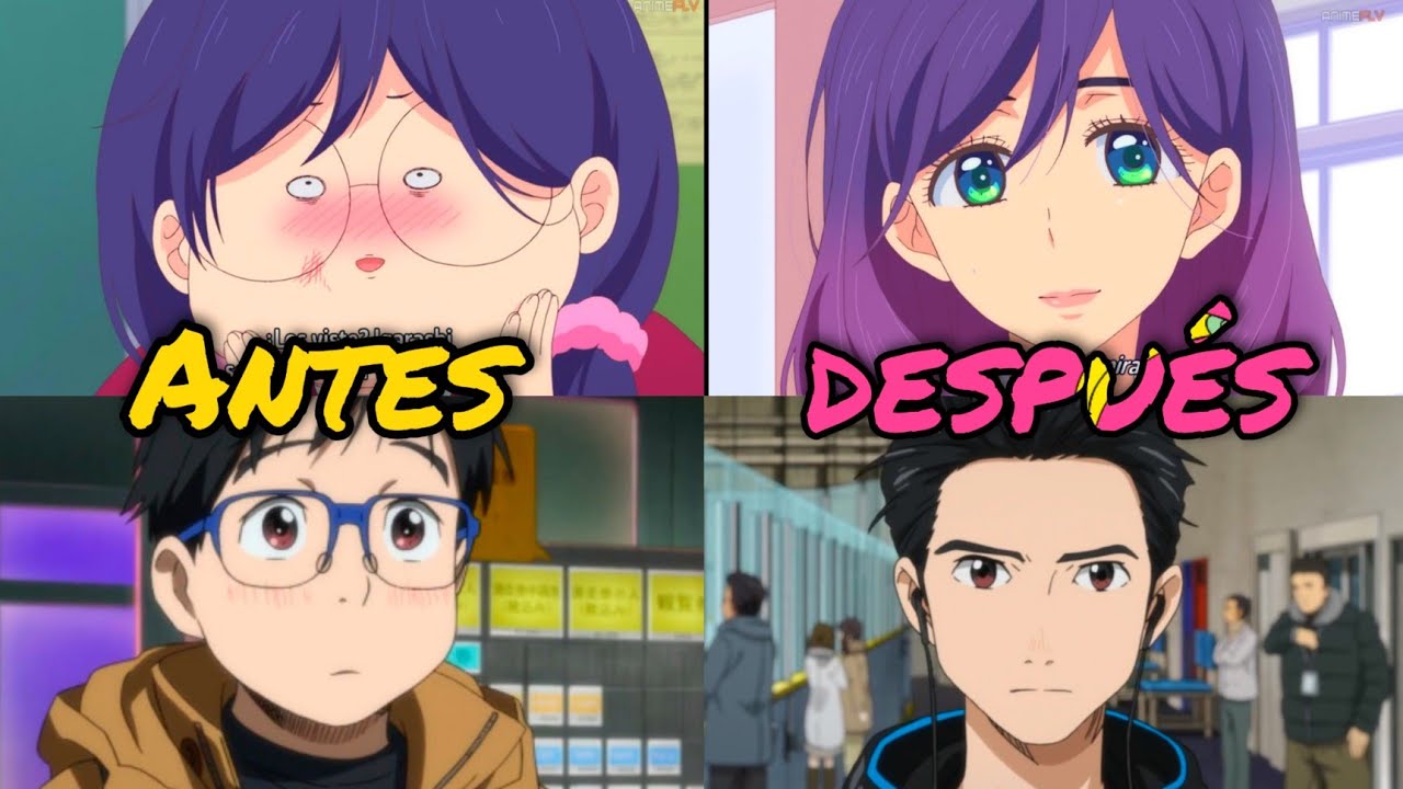 Los mejores GLOW UP / Cambios de imagen DEL ANIME - YouTube