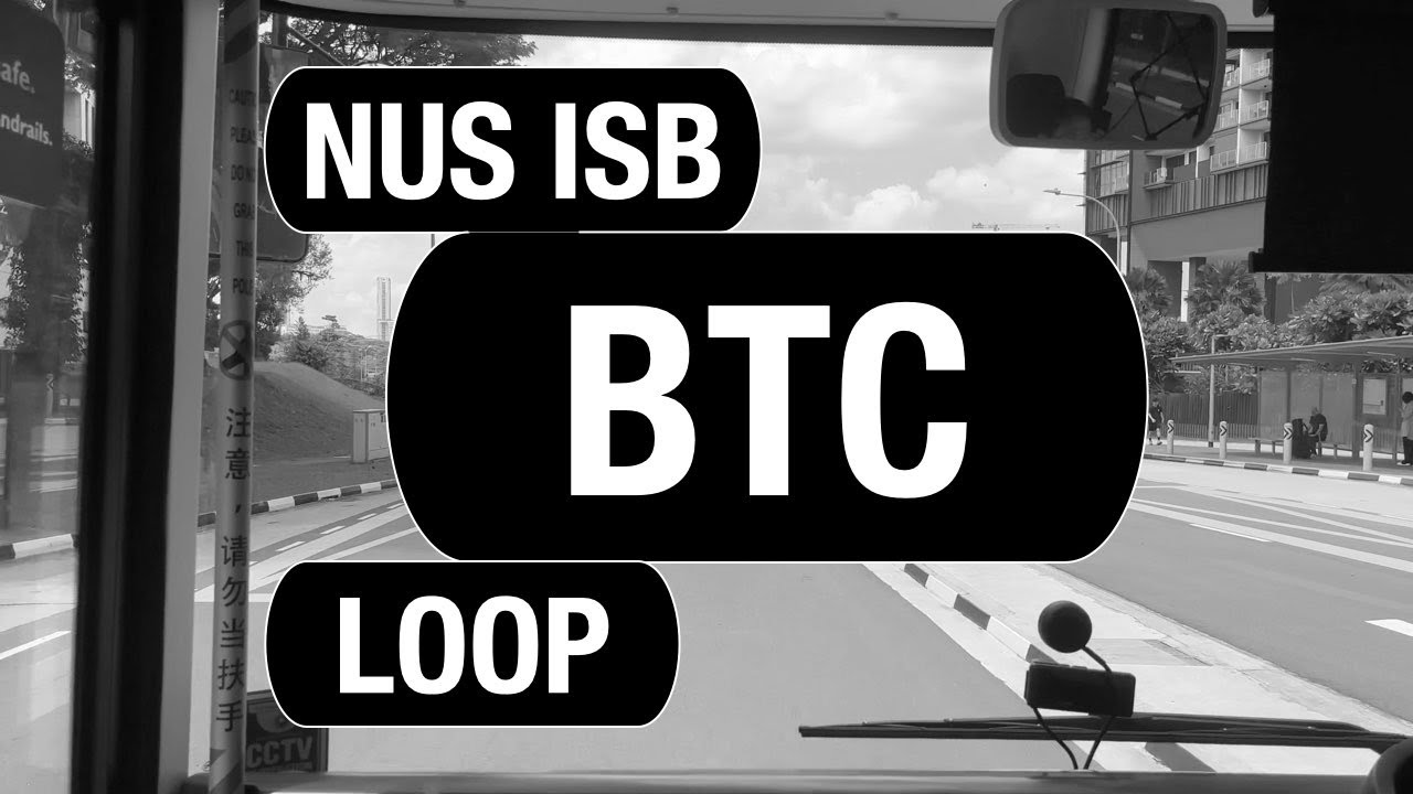 NUS Internal Shuttle Bus BTC | Bus Service Route Visual - YouTube