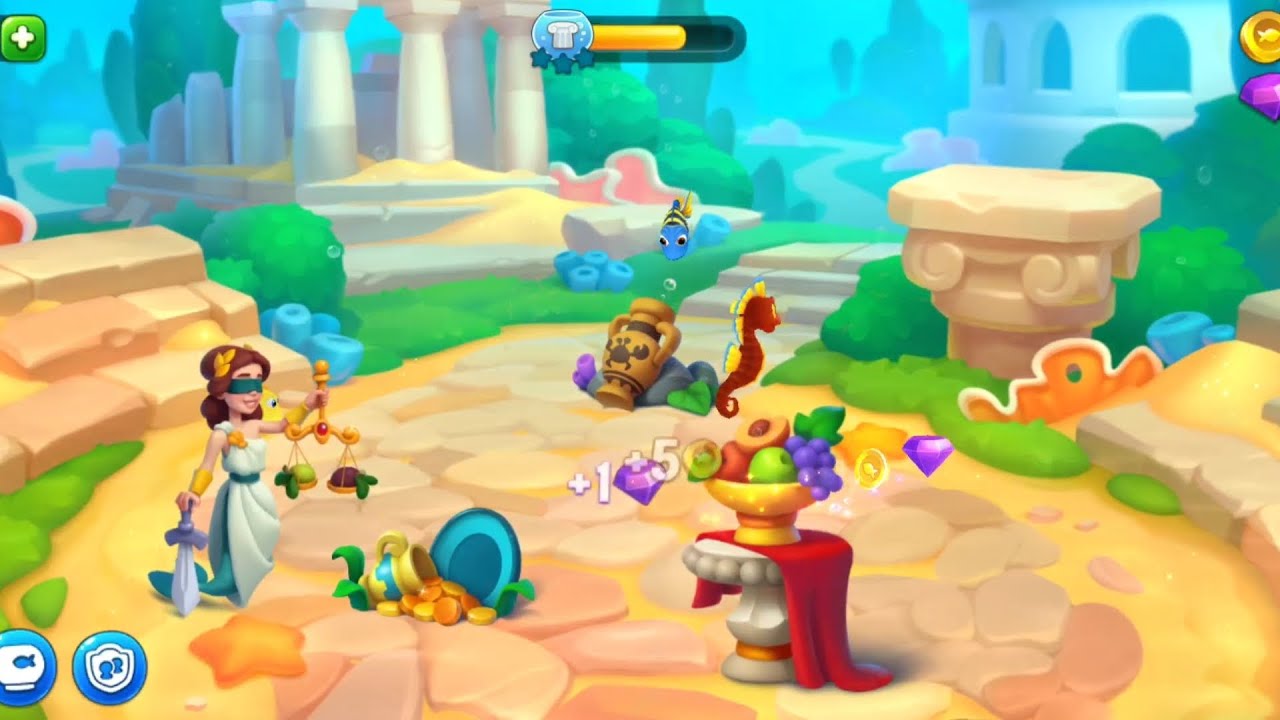 Fishdom | Decorating Greece! 🌟 💕 ️ ♥️ - YouTube