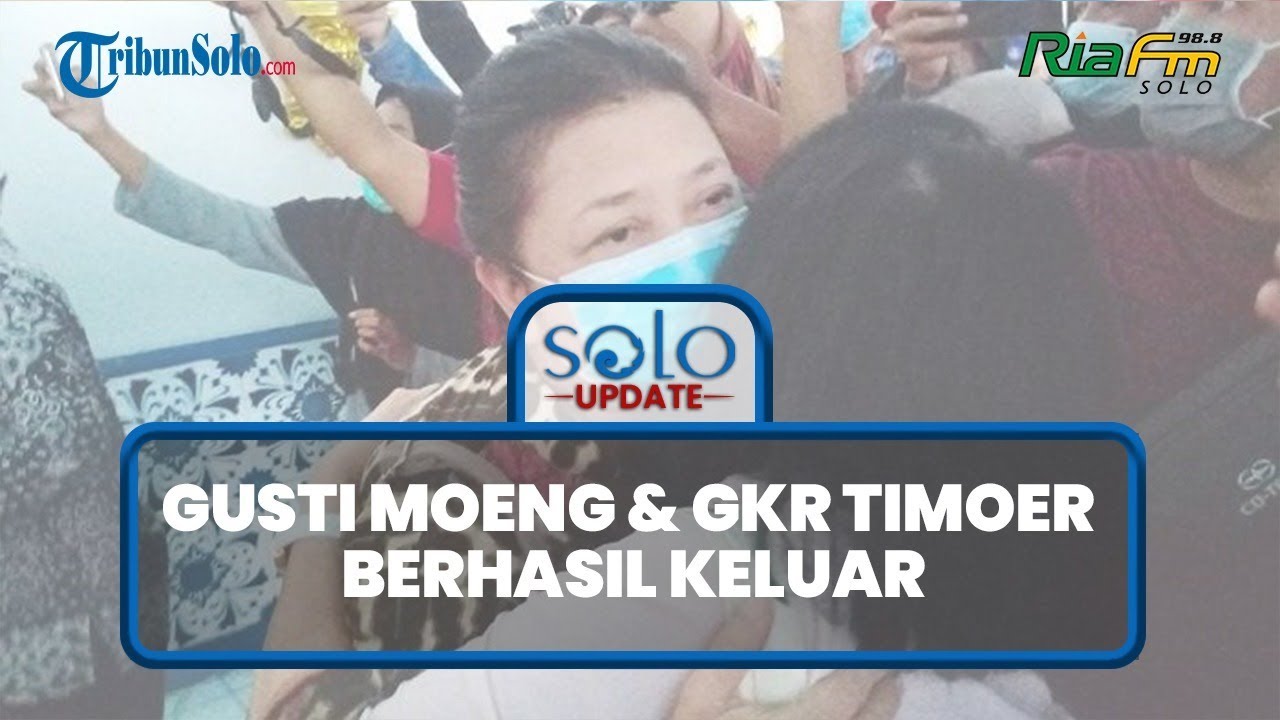 🔴 Gusti Moeng dan GKR Timoer yang Sempat Terkurung di Keraton Kasunanan ...