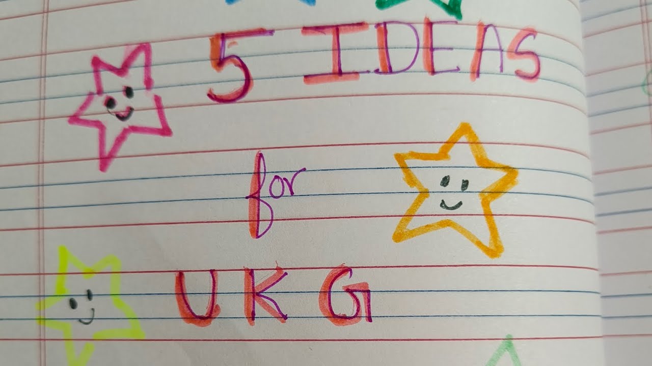 5 Ideas for UKG English Work Sheet ️📝# kids #activity - YouTube