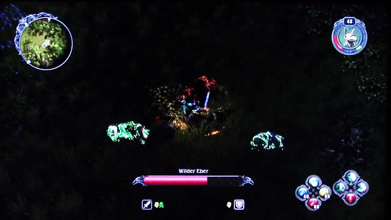 Sacred 2 Boss "Raging Boar" (PS3) - YouTube