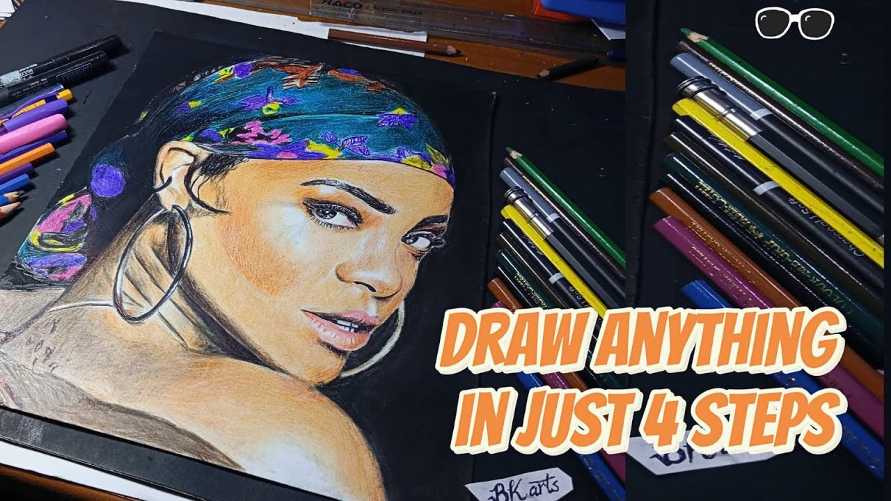 Draw ANYTHING in just 4 simple steps - YouTube