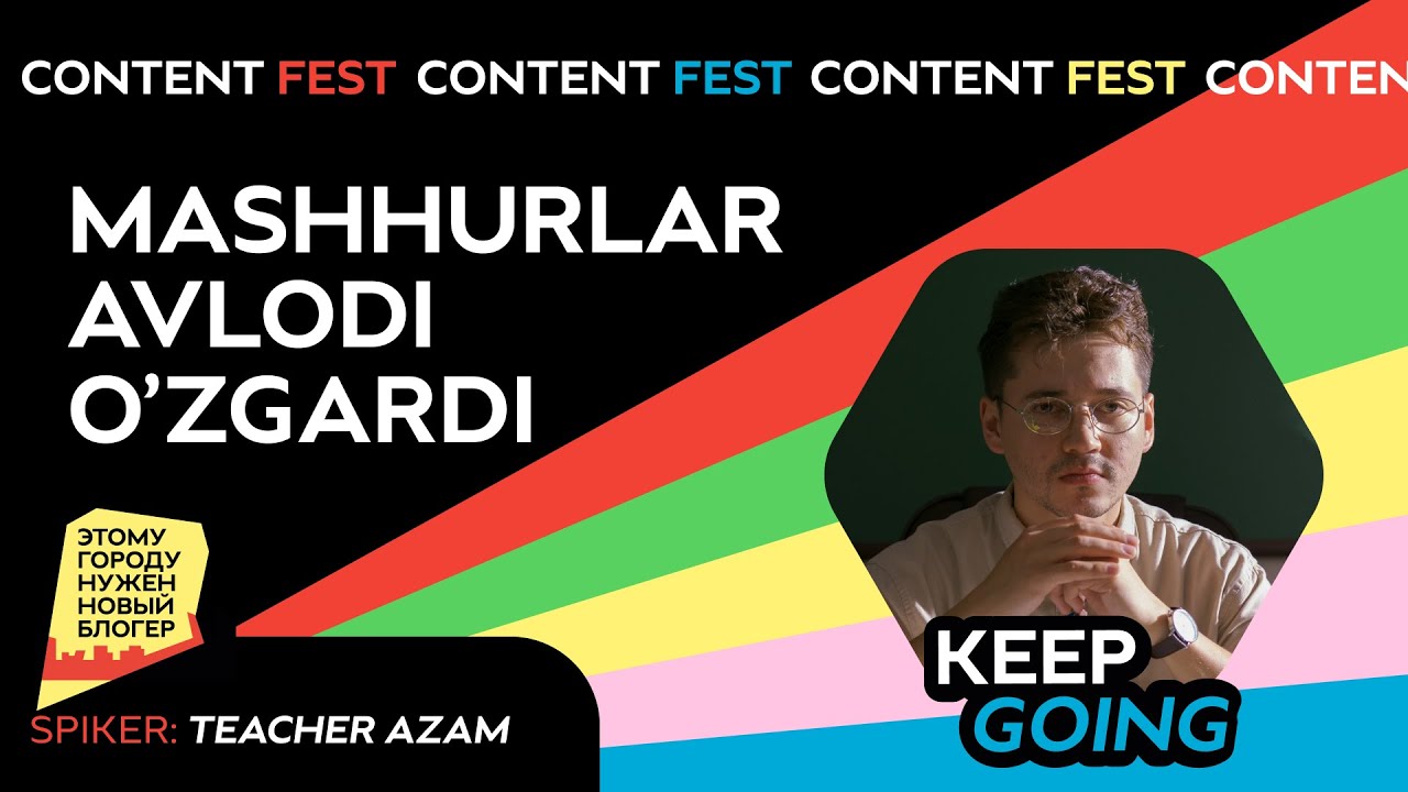 Haqiqiy kontent davri keldi | Teacher Azam | Content Fest - YouTube