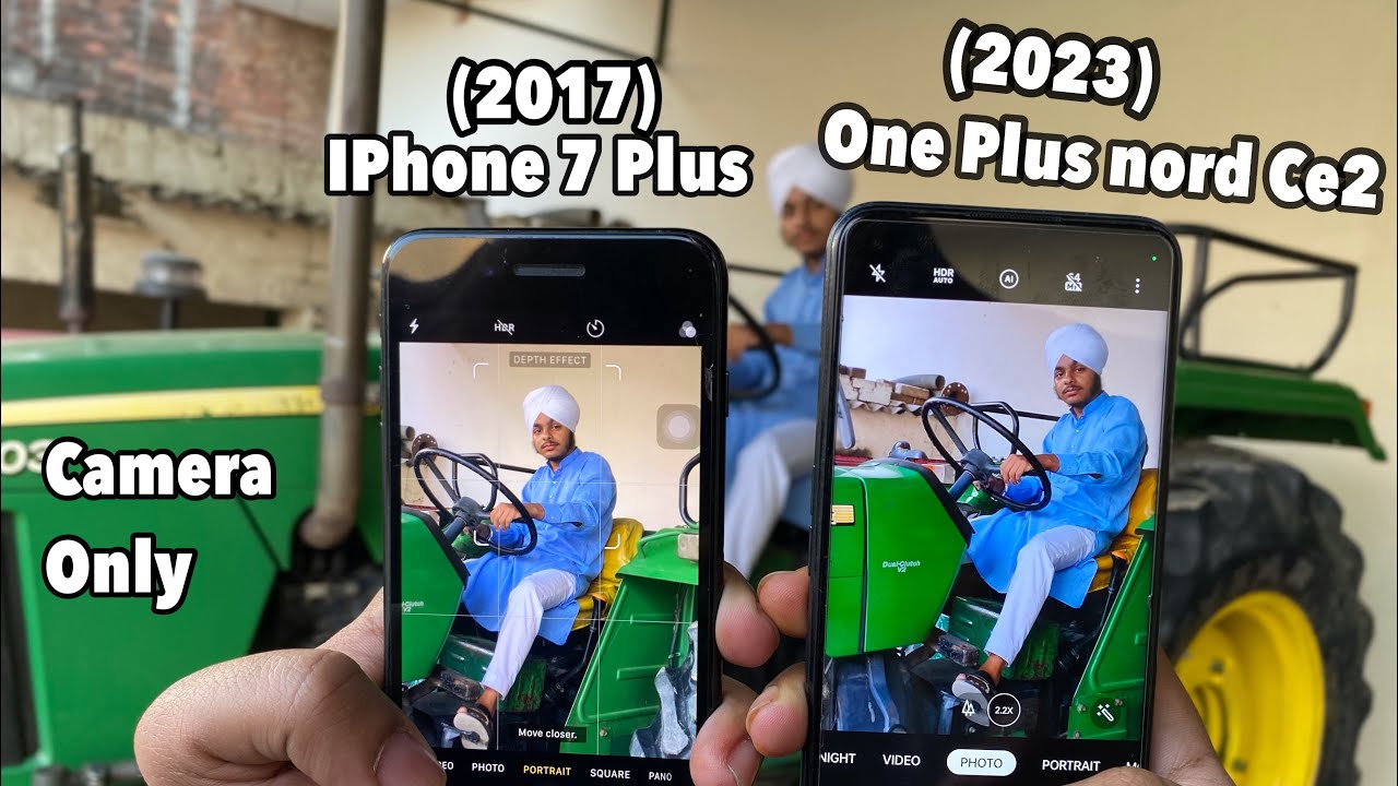 IPhone 7 Plus vs One Plus nord Ce2 Camera comparison in 2023 🤯 - YouTube