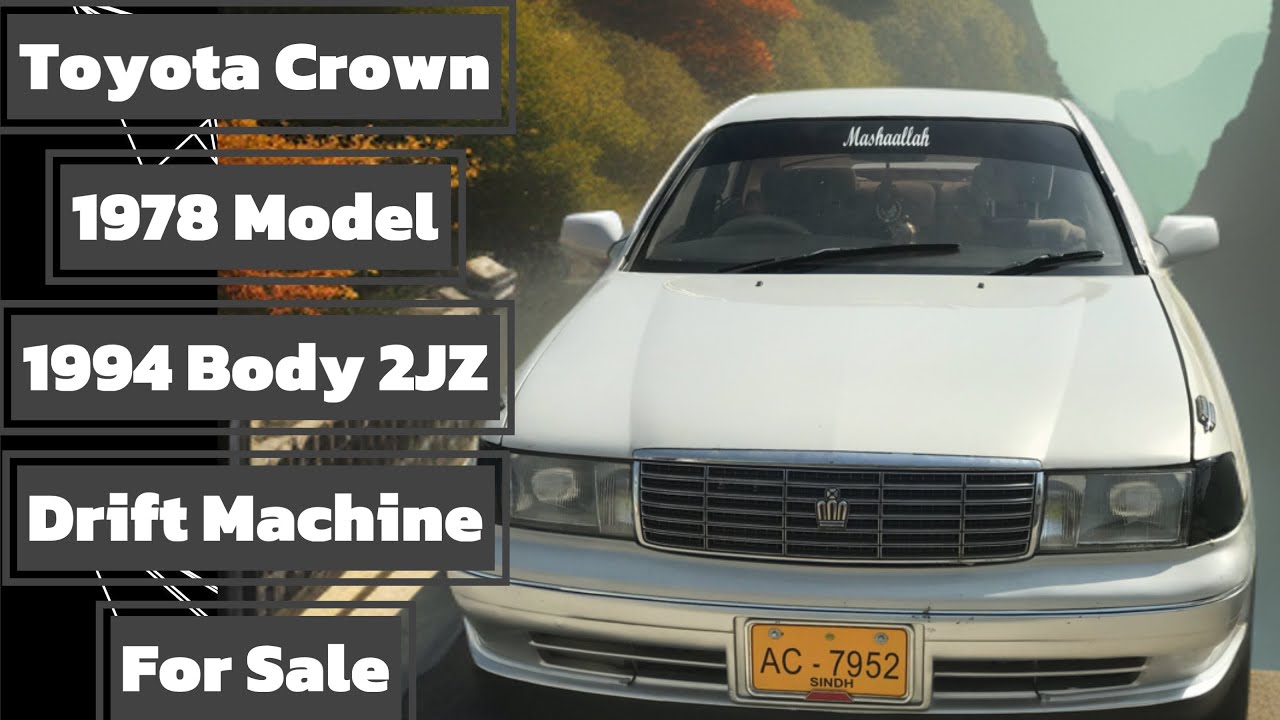 Toyota Crown 1994 Model For Sale || 2JZ || Drift Machine - YouTube