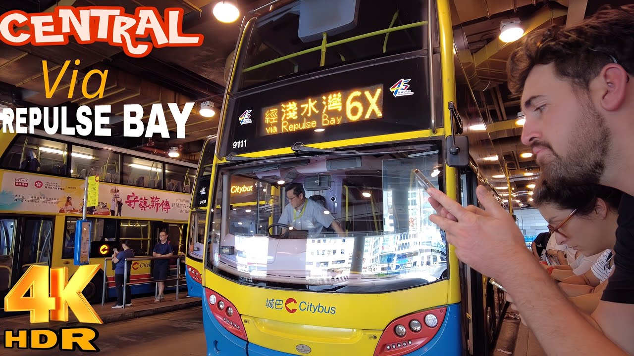📍Hong Kong’s CITY BUS 6X - Double decker ride | How to go there⁉️ ...