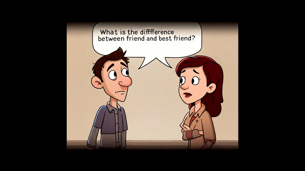 What is the difference between friend and best friend ? - YouTube