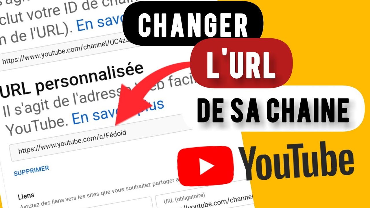 Comment Personnaliser Son URL YouTube | Changer l'URL de Sa Chaîne ...