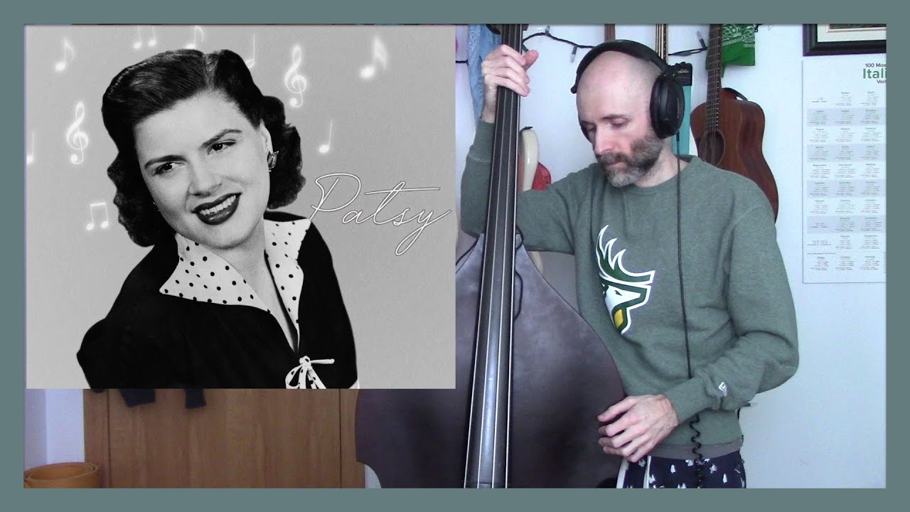 Patsy Cline - Your Cheatin' Heart (upright bass cover) - YouTube