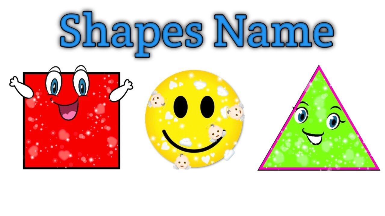 Shapes || Names of Shapes for kids, Childrens //Learn Shapes Name Kids ...
