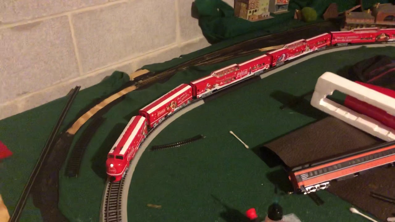 Coca-Cola train and layout update - YouTube