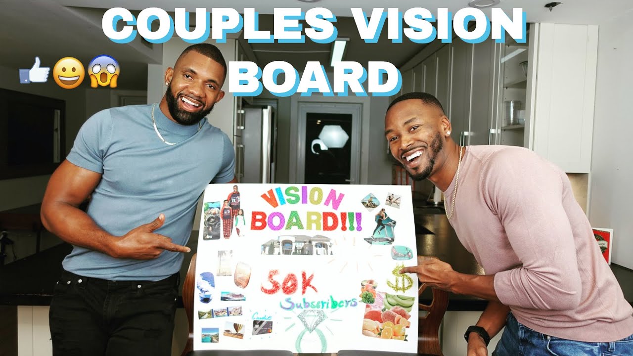 COUPLES VISION BOARD FOR 2022 AND BEYOND WITH KERRY & PIERRE - YouTube