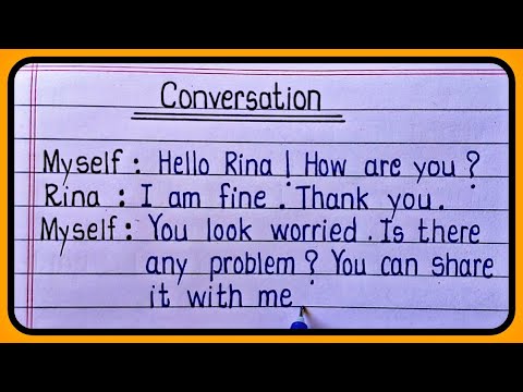 English Conversation Practice || Conversation Between Two Friends In ...