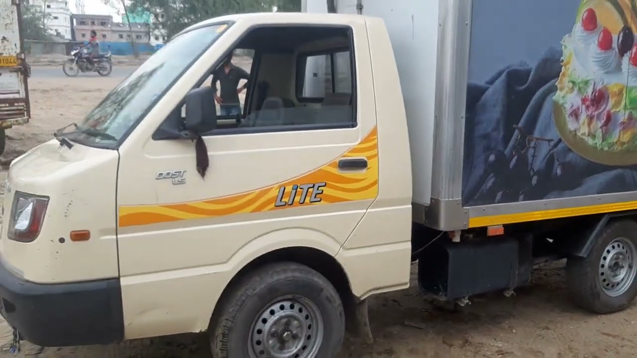 9570862222 refrigerator Van on ashok leyland dost vehicle. - YouTube