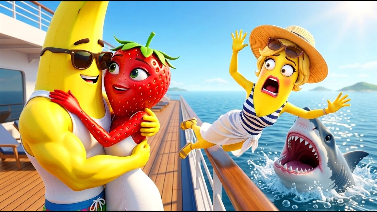Buff Banana Betrayal with Strawberry Signora! Banana Lady rescued by ...