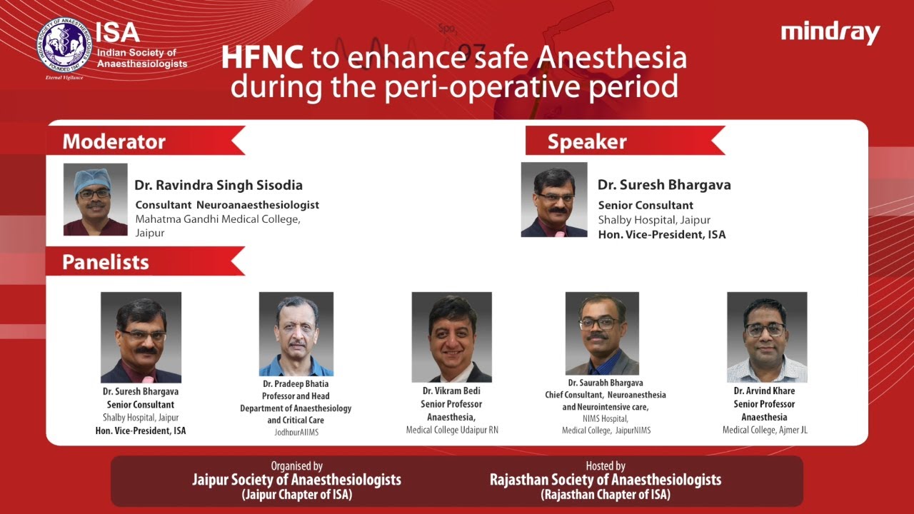 Panel Discussion | Preoxygenation-Physiologic Basis, Benefits ...