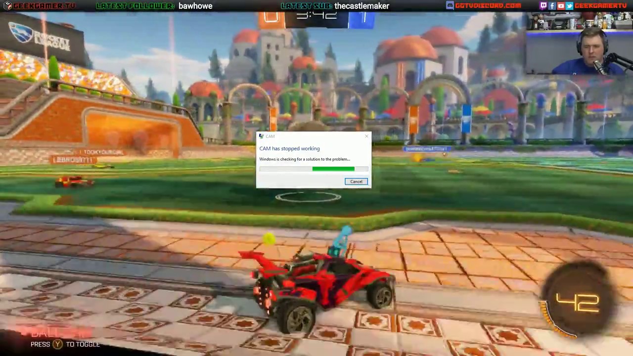 Rocket League Goal through Windows Crash - YouTube