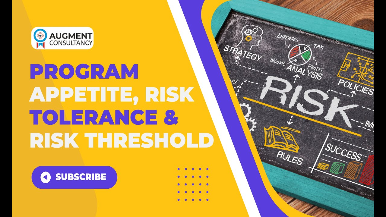 What is Risk Appetite, Risk Tolerance & Risk Threshold | Program ...
