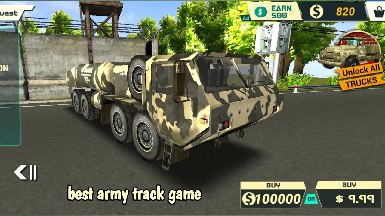 how to play army track game // easy play // track game // simulator ...