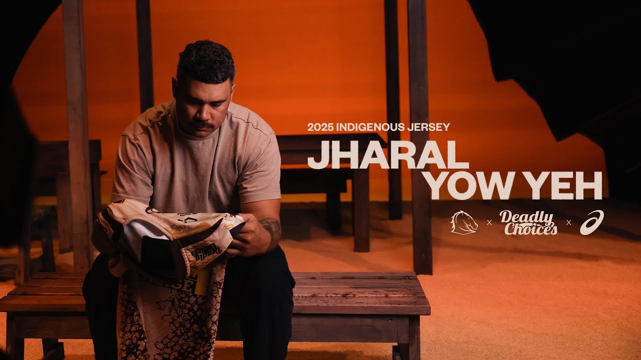 Jharal Yow Yeh | Brisbane Broncos 2025 Indigenous Jersey - YouTube