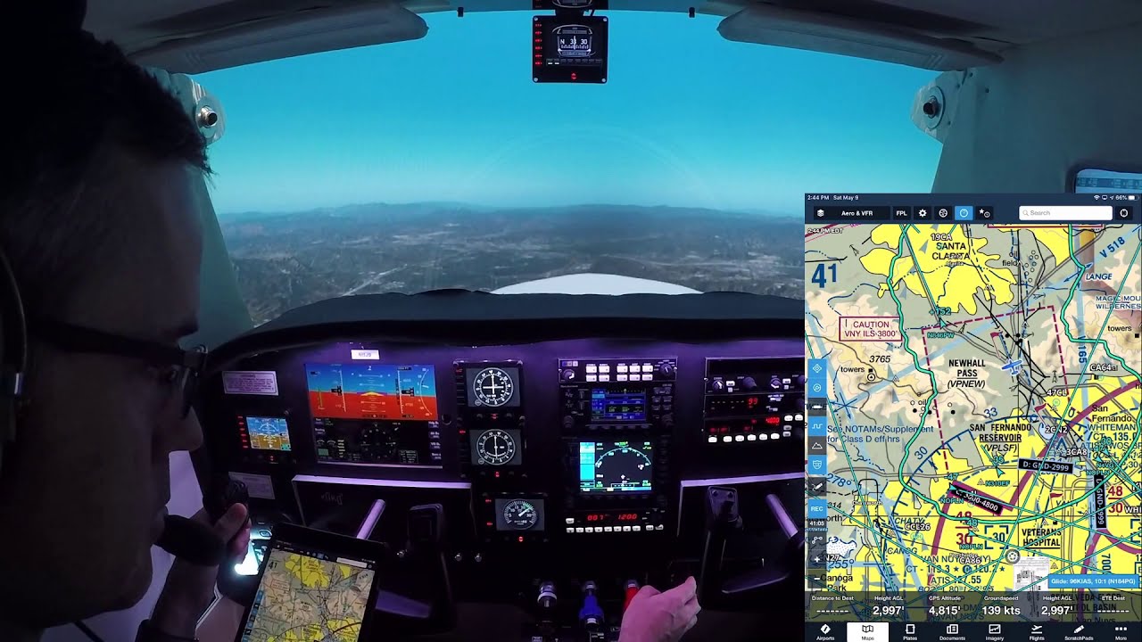 OTG Live: ORBX True Earth SoCal X-Plane 11.5b6 Home Cockpit - YouTube