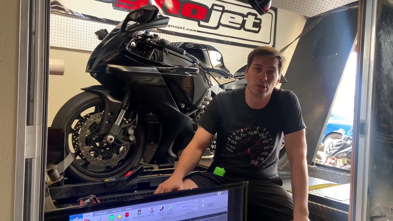 2020 Yamaha R1 Dyno part 3 ( +ram air) - YouTube