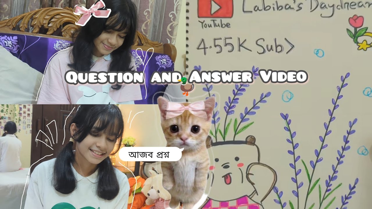 Question & Answer Video😽🎀 [50 Question's Answer] (Labiba's Daydream ...
