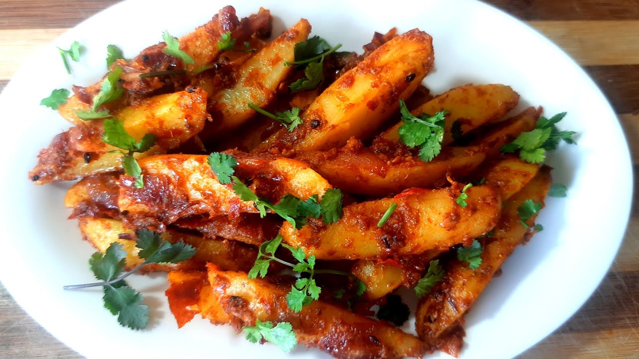 Spicy Sichuan Pepper Potato Fry |Spicy Mustang Potato Nepali Style ...